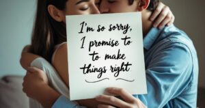 200+ Heartfelt Sorry Messages to Make Things Right - Noble Texts